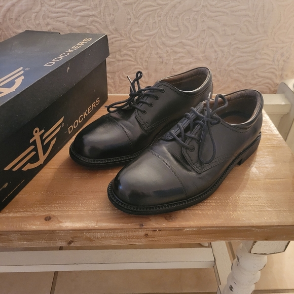 Dockers | Shoes | Mens Dockers Dress Shoes Black 9 2 M | Poshmark